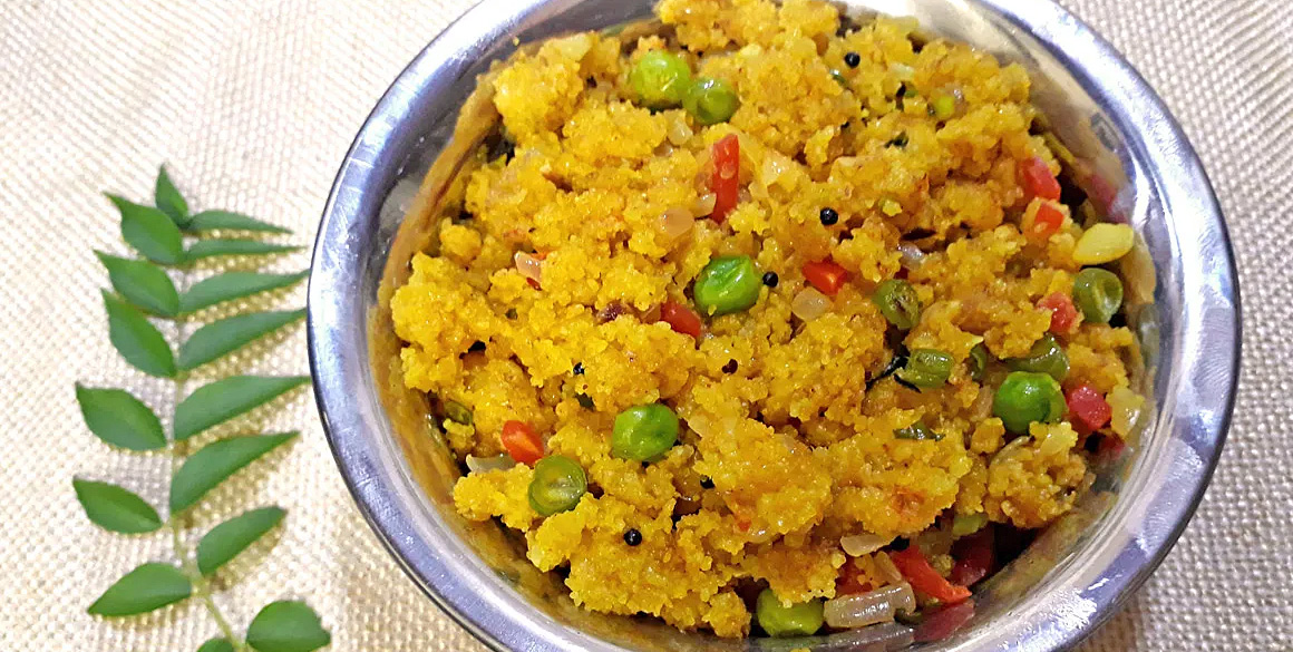 Rava (Semolina) Upma - Mads' Cookhouse