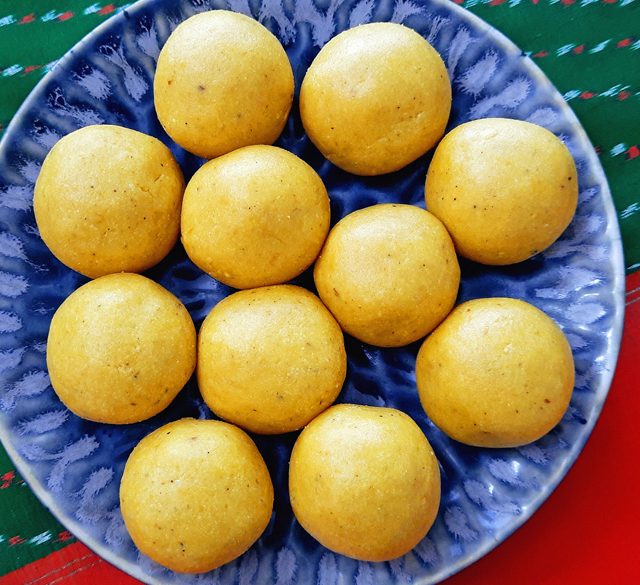 Sugar Free Besan Ladoos Recipe - Mads' Cookhouse