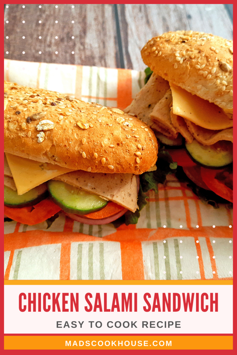 Chicken Salami Sandwich Recipe - Mads' Cookhouse