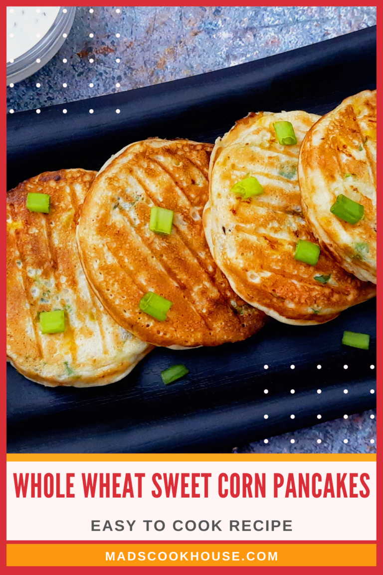 Whole Wheat Sweet Corn Pancakes Recipe - Mads' Cookhouse