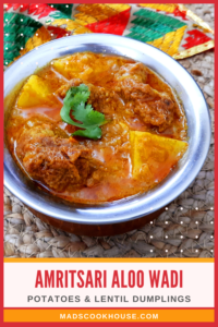 Amritsari Aloo Wadi Recipe - Mads' Cookhouse