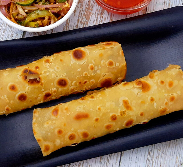 Crispy Paper Egg Rolls Recipe - Mads' Cookhouse