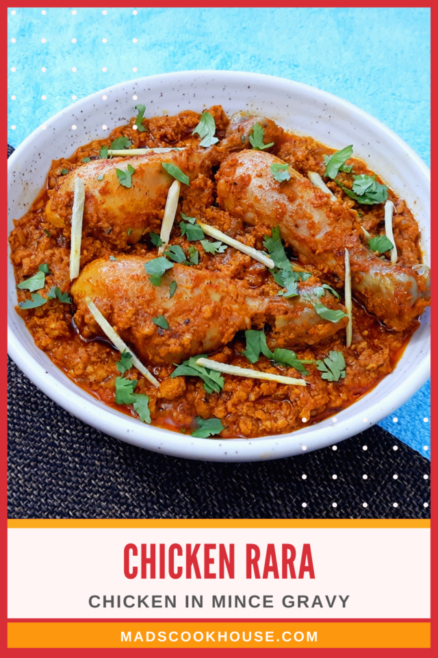 Chicken Rara (Chicken in Mince Gravy) Recipe - Mads' Cookhouse