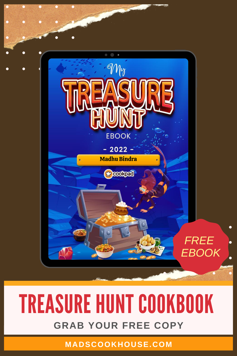 My Treasure Hunt Cookbook - Grab Your FREE Copy! - Mads' Cookhouse