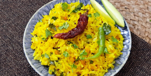 Nut-Free Raw Mango Rice Recipe - Mads' Cookhouse