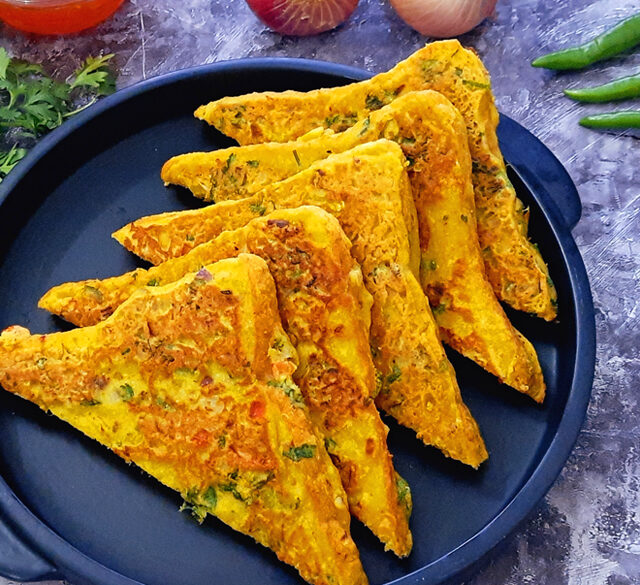 Savory Masala Toast Recipe - Mads' Cookhouse