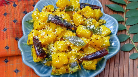 Sweet and Spicy Pumpkin Poriyal (Stir Fry) Recipe - Mads' Cookhouse