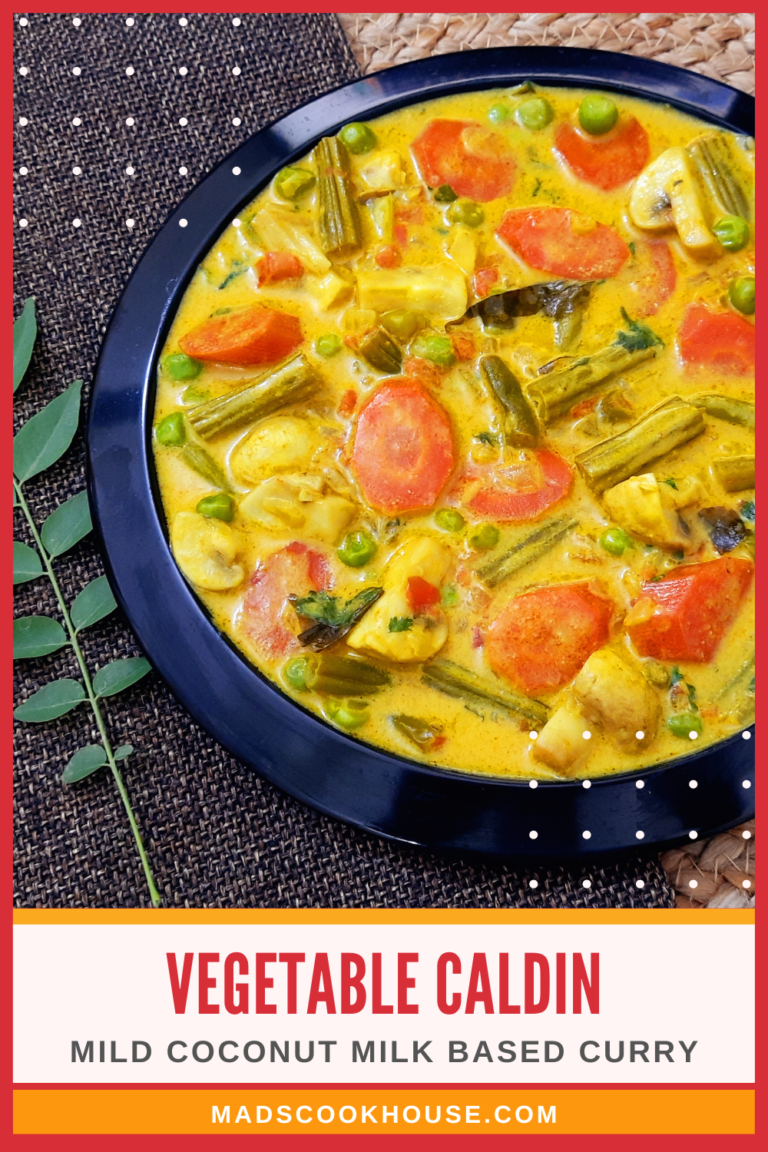 Goan Vegetable Caldin Curry Recipe - Mads' Cookhouse